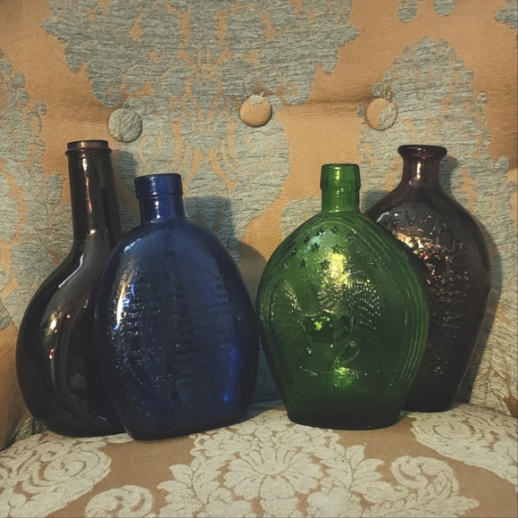 Empire Glassworks | Dining | Vintage Whiskey Glassworks Flasks Empire ...